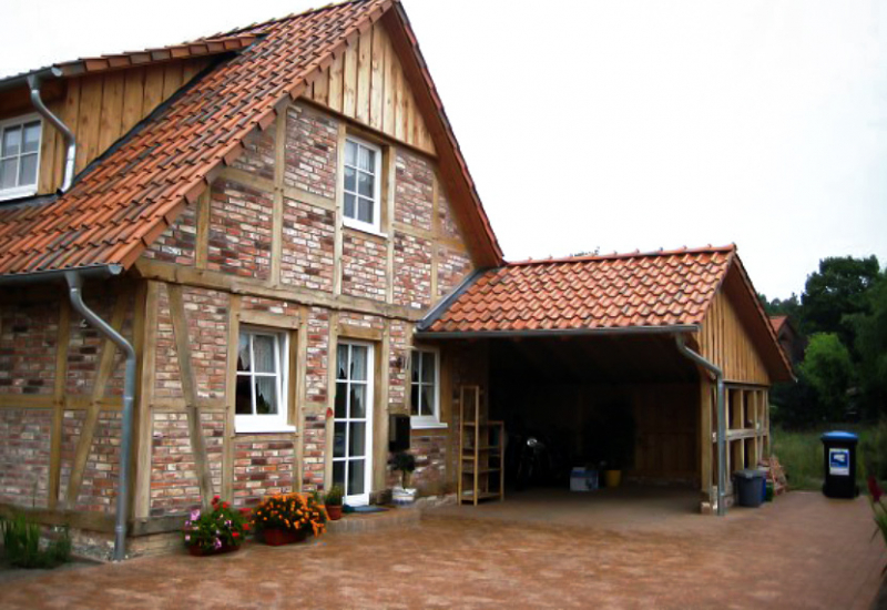 Carport - Deutsches Fachwerk - Fachwerk-Nebengenbäude