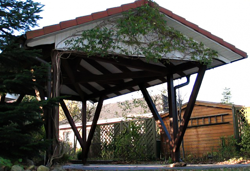 Carport - Deutsches Fachwerk - Fachwerk-Nebengenbäude